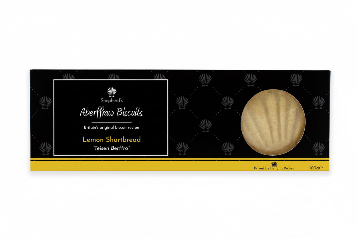 Lemon Shortbread Biscuits 180g – Welsh Luxury Hamper Co.