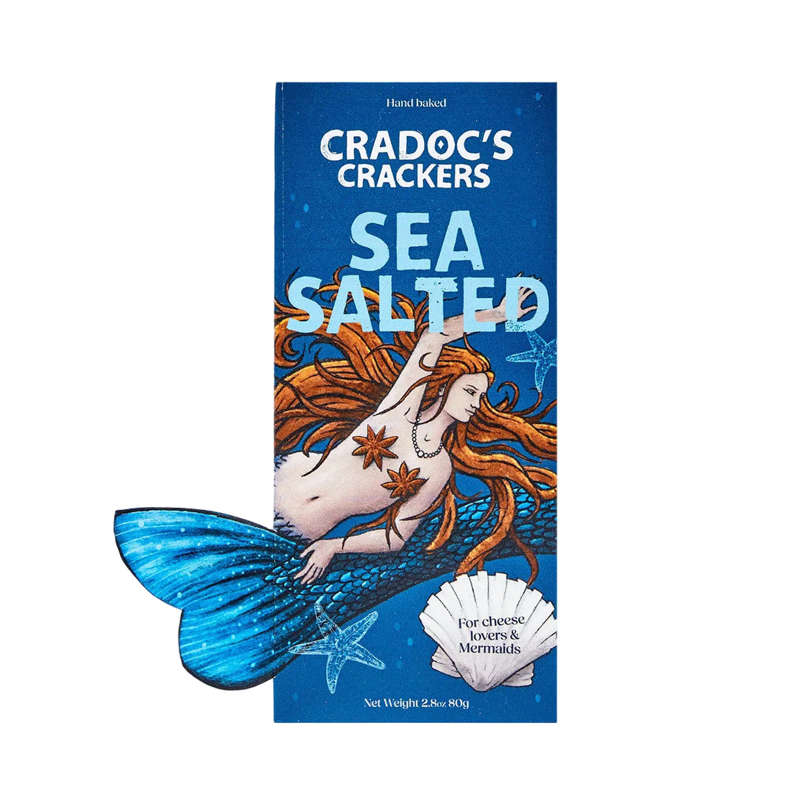 Cradoc's Sea Salted Crackers 80g – Welsh Luxury Hamper Co.